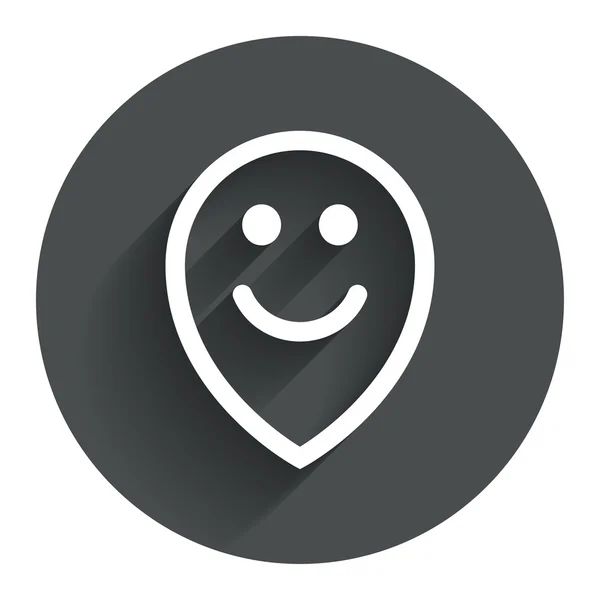 Smile face icon. Smiley with hairstyle symbol. Stock Vector by ...