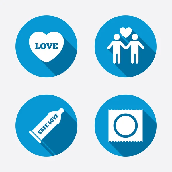 Condom Safe Sex Icons Stock Vector By ©blankstock 86514874