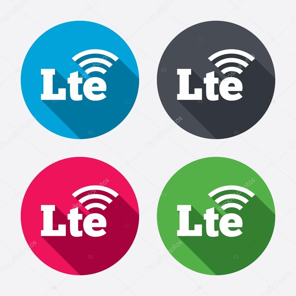 Long-Term evolution symbols Stock Vector Image by ©Blankstock #70578207