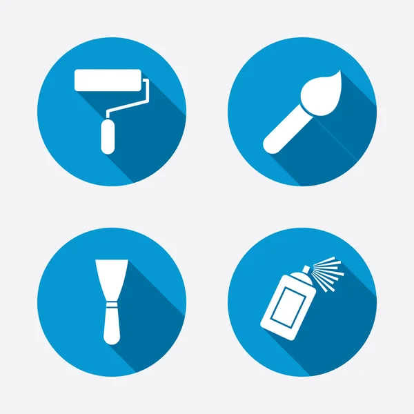Paint roller, brush icons Stock Vector Image by ©Blankstock #79027538 Paint roller, brush icons Stock Vector Image by ©Blankstock #79027538
