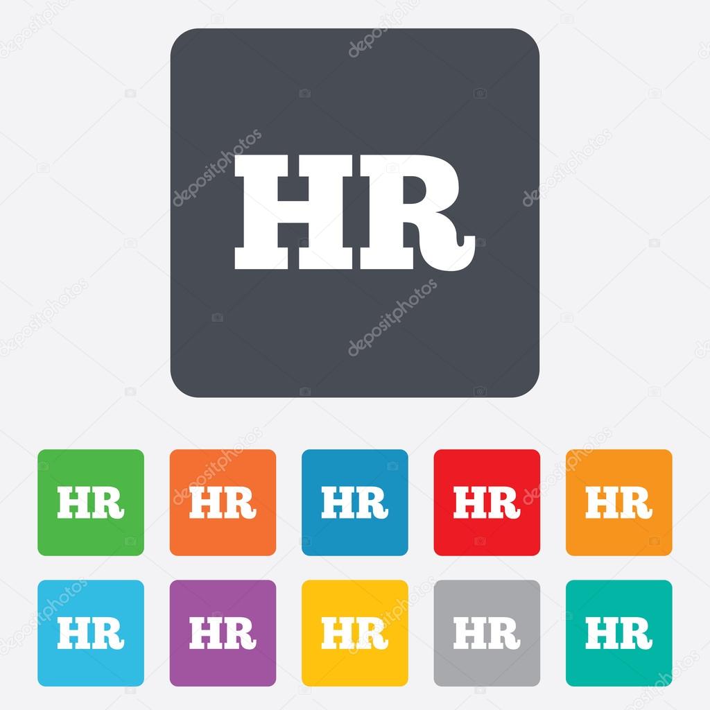 Human resources sign icons Stock Vector by ©Blankstock 70813307