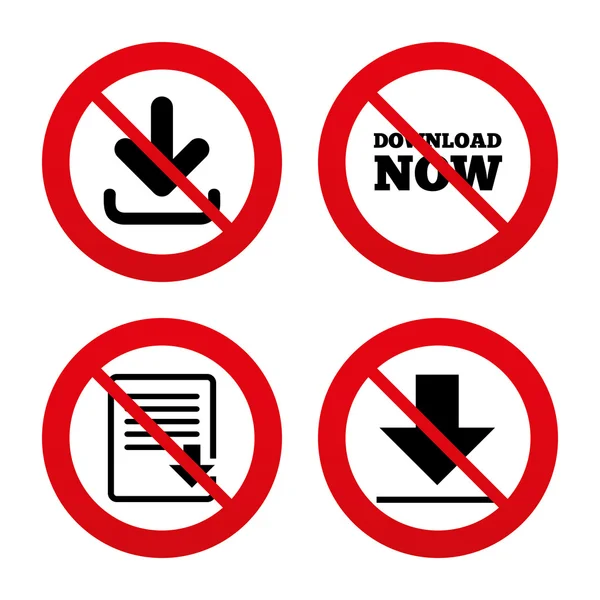 No, Ban or Stop signs. Stock Vector Image by ©Blankstock #71532047