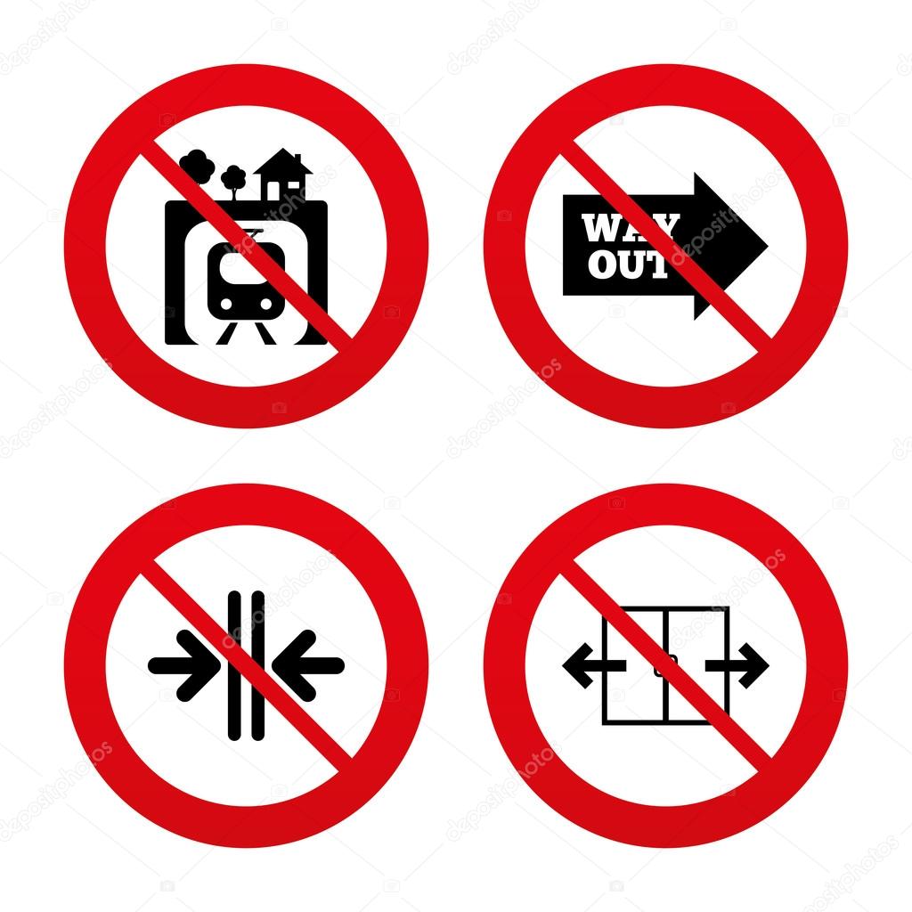No, Ban or Stop signs. Stock Vector Image by ©Blankstock #71532047