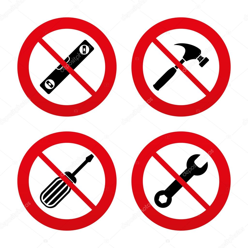 No, Ban or Stop signs. — Stock Vector © Blankstock #72136409