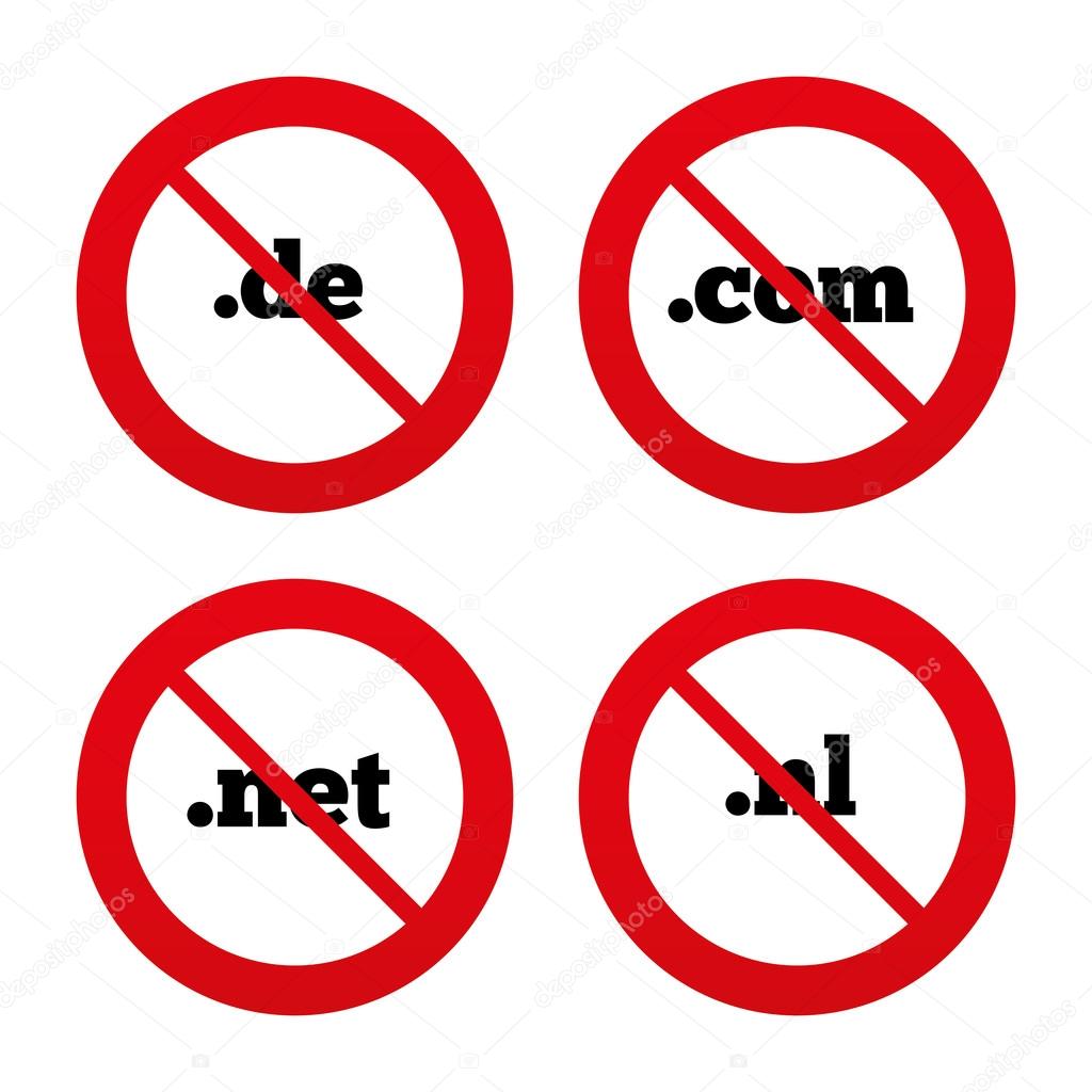 Top-level domains signs. Stock Vector Image by ©Blankstock #72136683