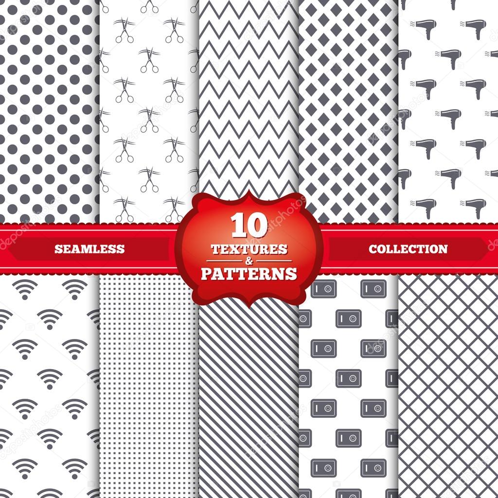 Repeatable patterns and textures. Stock Vector by ©Blankstock 72601321