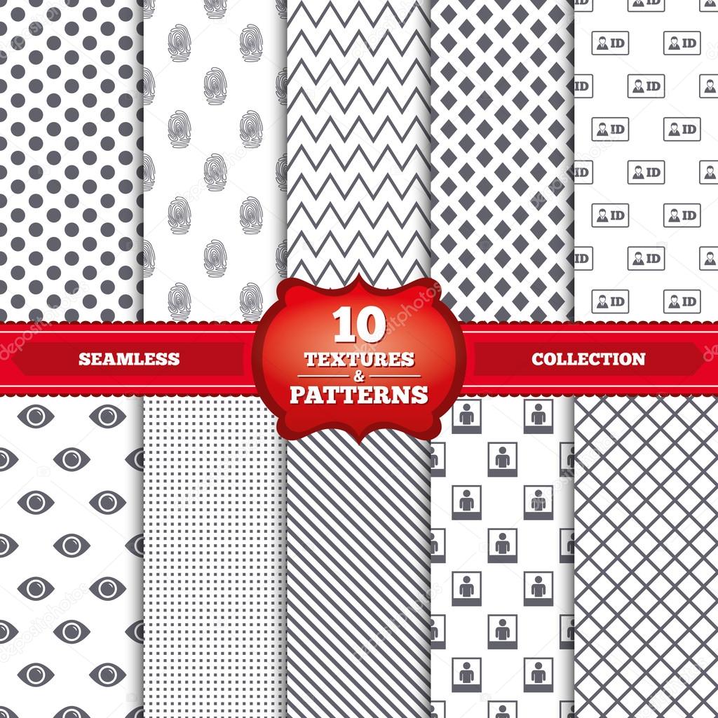 Identity ID card badge icons. Stock Vector by ©Blankstock 72601431