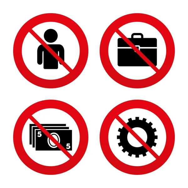 No, Ban or Stop signs. Stock Vector Image by ©Blankstock #73036387