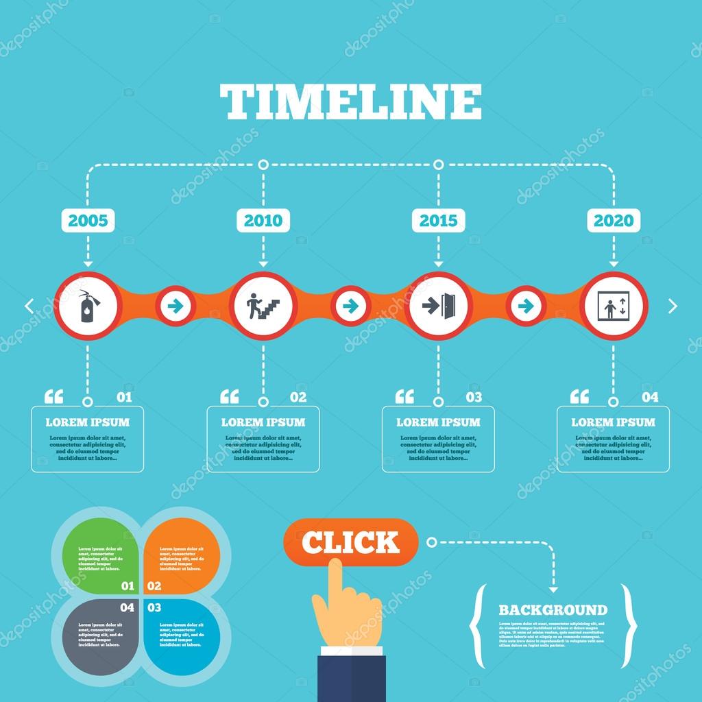 Timeline with arrows and quotes. Stock Vector Image by ©Blankstock ...