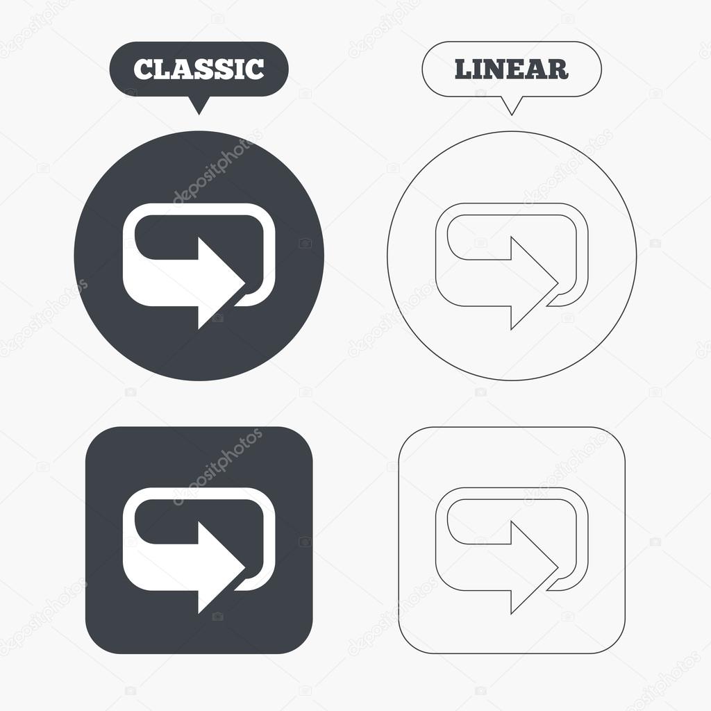 Iconos de rotación. Repetir símbolos Vector de stock por ©Blankstock ...