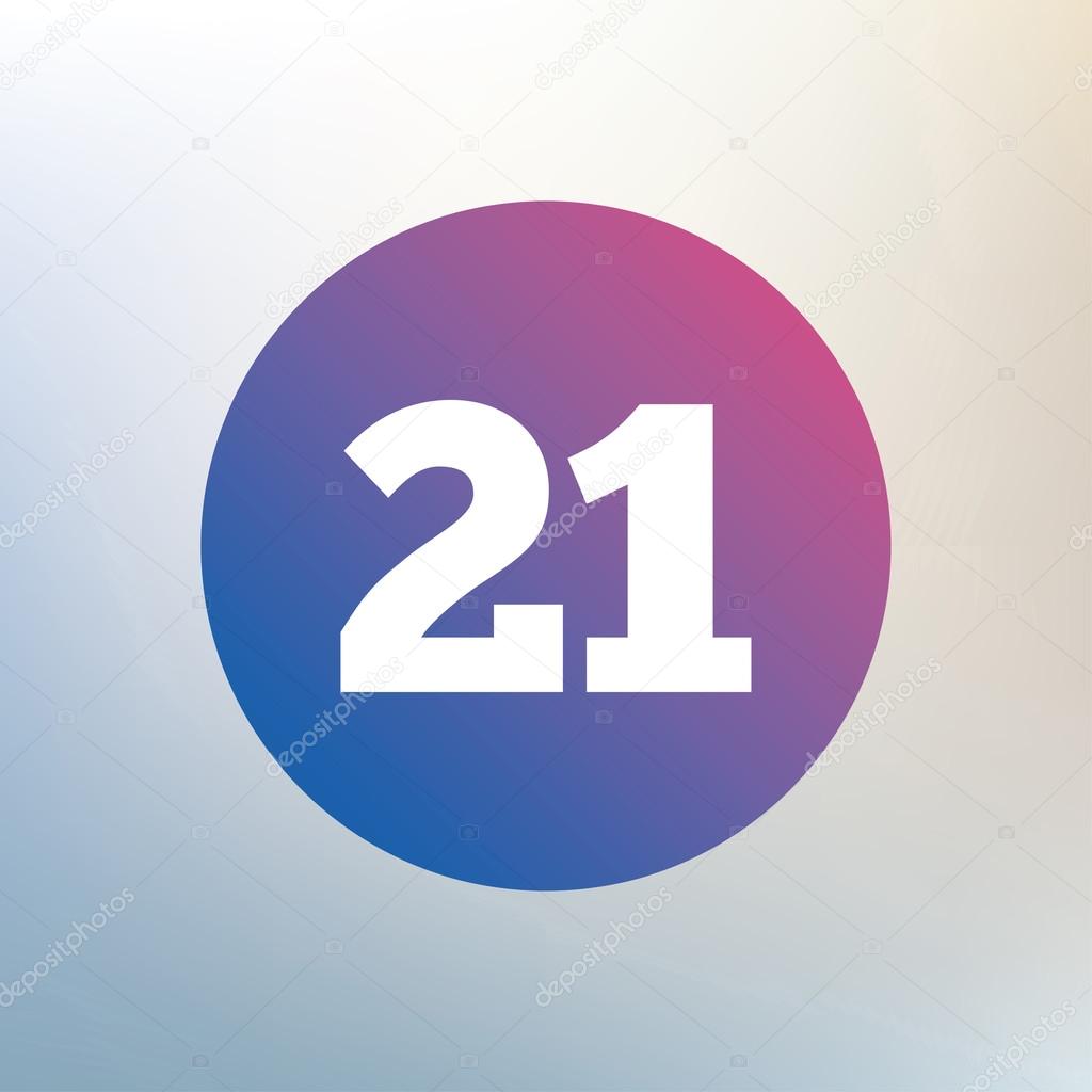 21 years old sign. Stock Vector Image by ©Blankstock #77319710