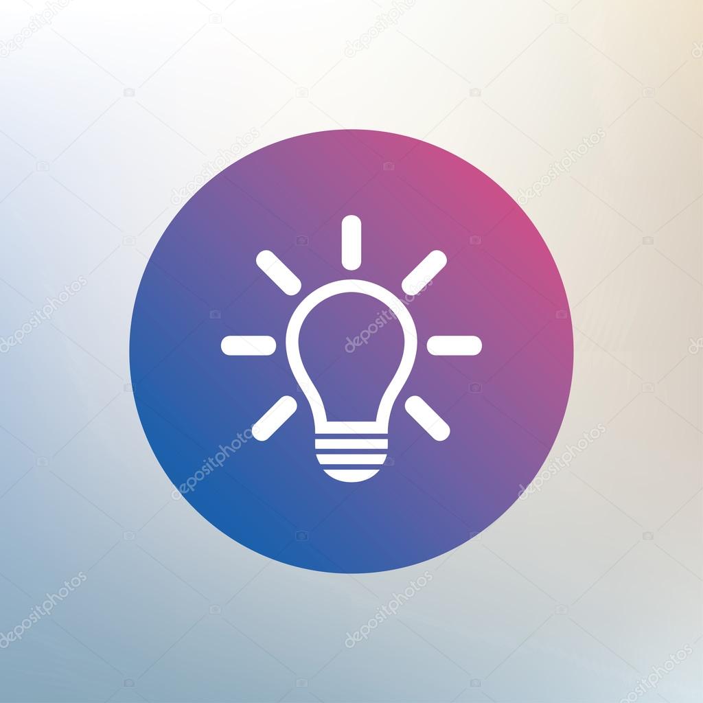 Light lamp sign icon Stock Vector Image by ©Blankstock #77338828