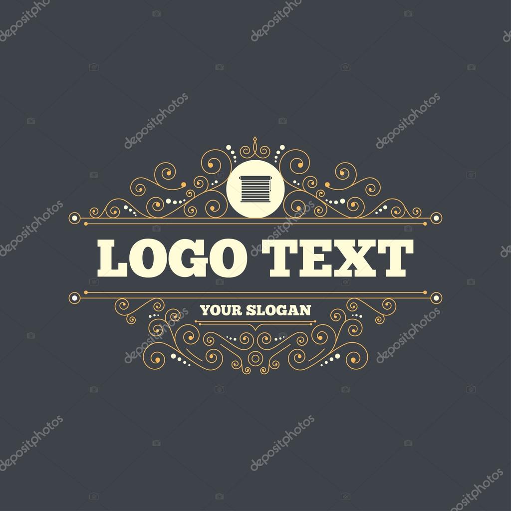 Louvers sign icon. Stock Vector Image by ©Blankstock #77339738