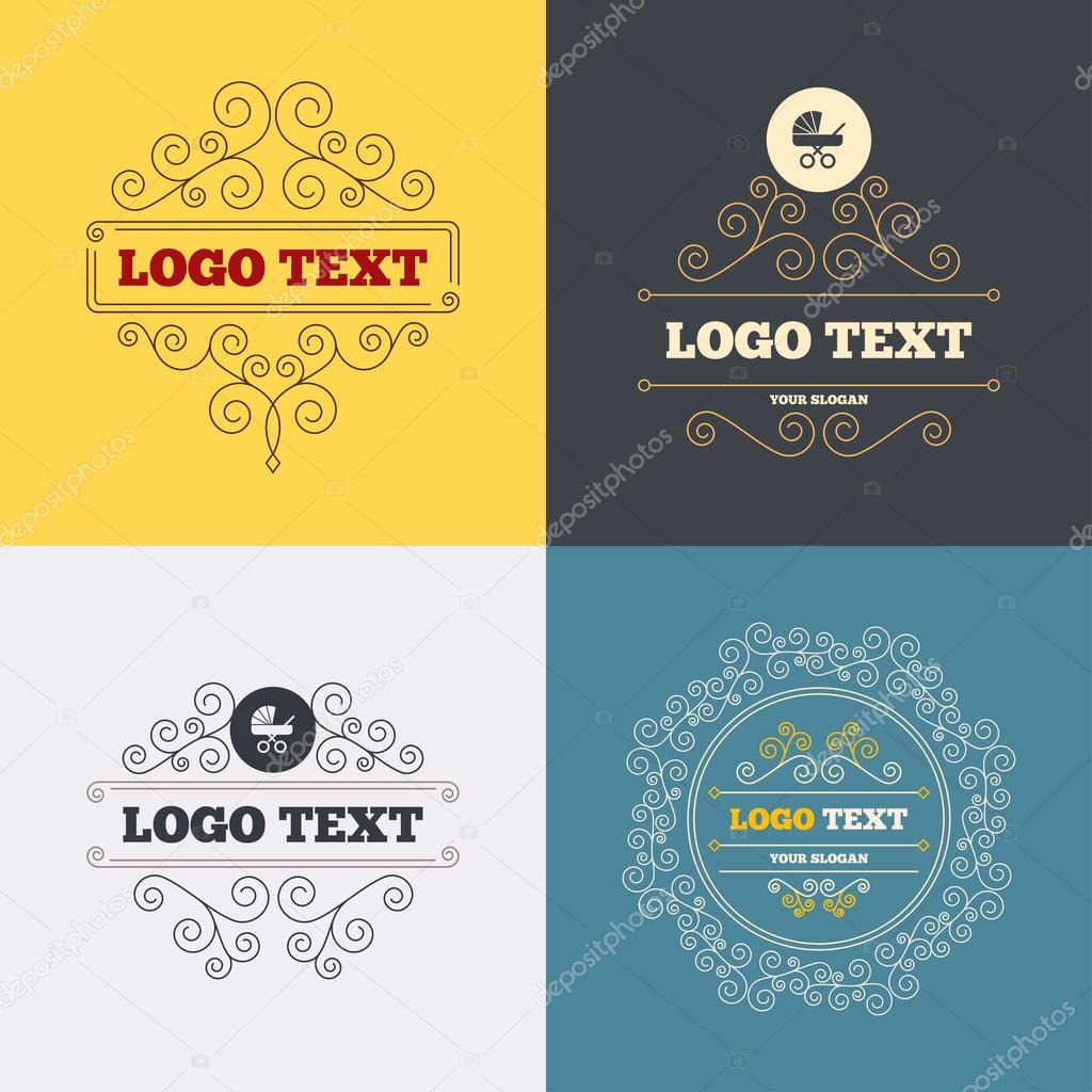 Baby pram stroller signs Stock Vector Image by ©Blankstock #78199272