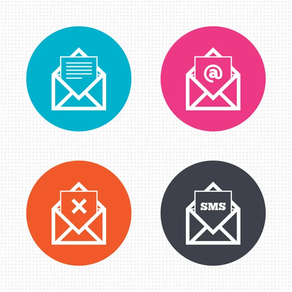 Mail icon. Envelope symbol. Message sign. Stock Vector by ©Blankstock ...