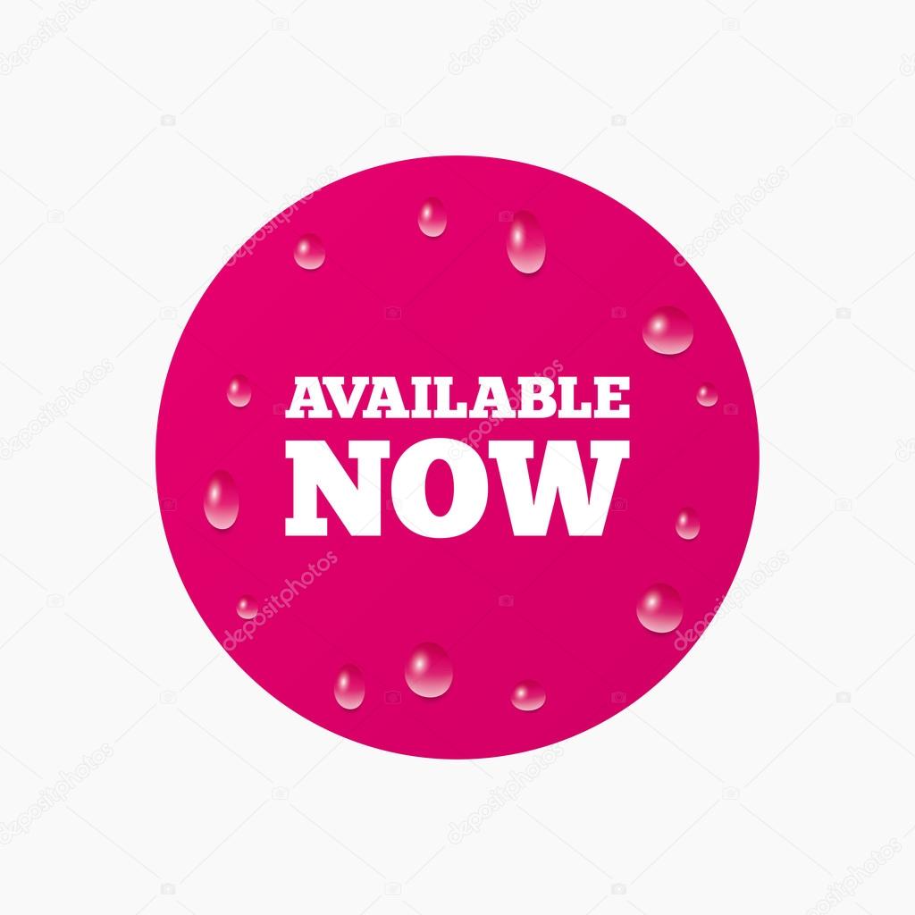 Available now icon Stock Vector Image by ©Blankstock #78736818