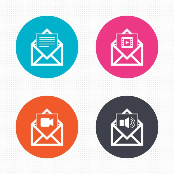 Voice mail icons Stock Vector by ©Blankstock 127763940