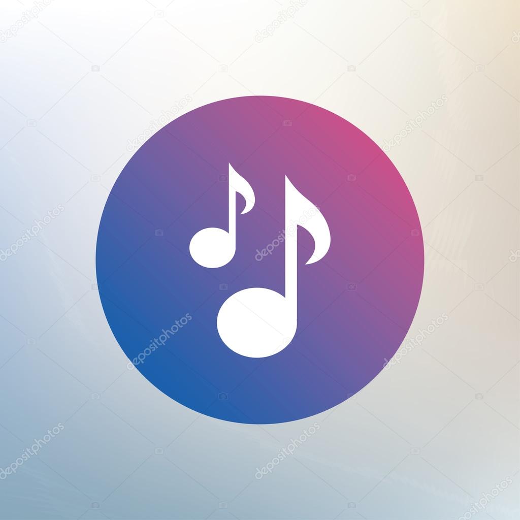 Music notes sign icon. Stock Vector by ©Blankstock 78748426