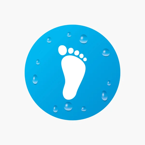 Child pair of footprint sign icon. Stock Vector Image by ©Blankstock ...