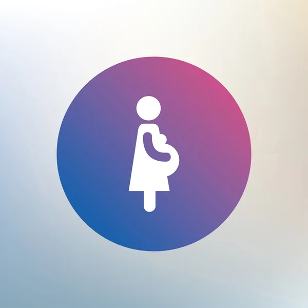 Pregnant sign icons Stock Vector by ©Blankstock 99436350