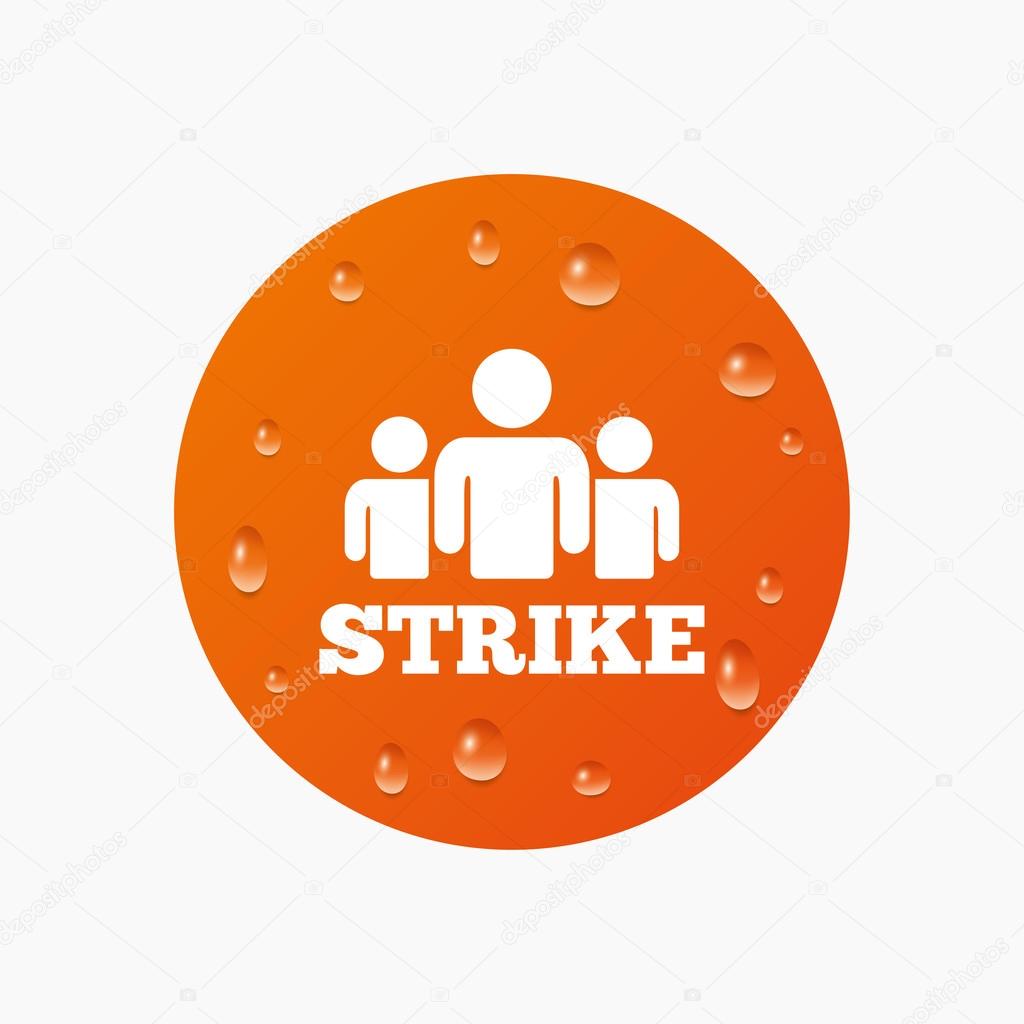 Strike sign icon. Stock Vector Image by ©Blankstock #79720320