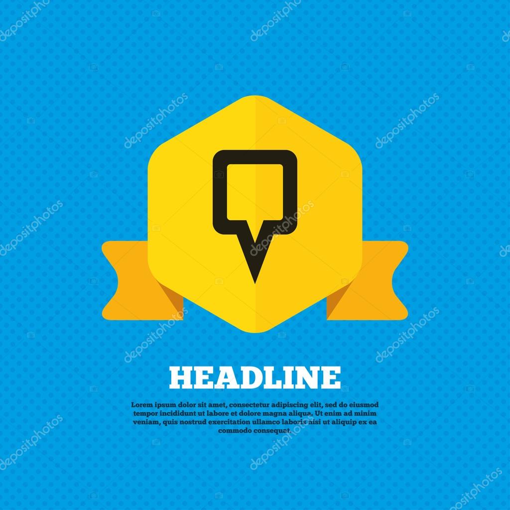 Map pointer, marker sign icon. Stock Vector by ©Blankstock 79723898