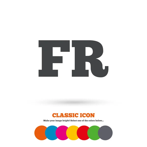 Fr icon Vector Art Stock Images | Depositphotos