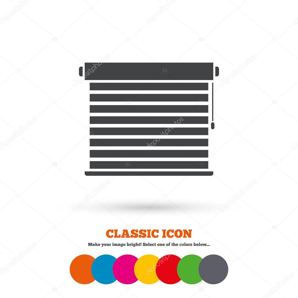 Window blinds icon Stock Vector Image by ©Blankstock #80514800
