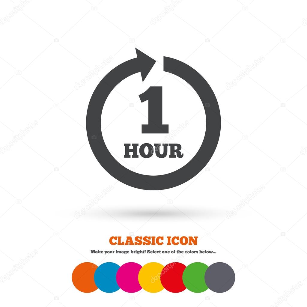 Every hour sign icon. Stock Vector by ©Blankstock 80516254