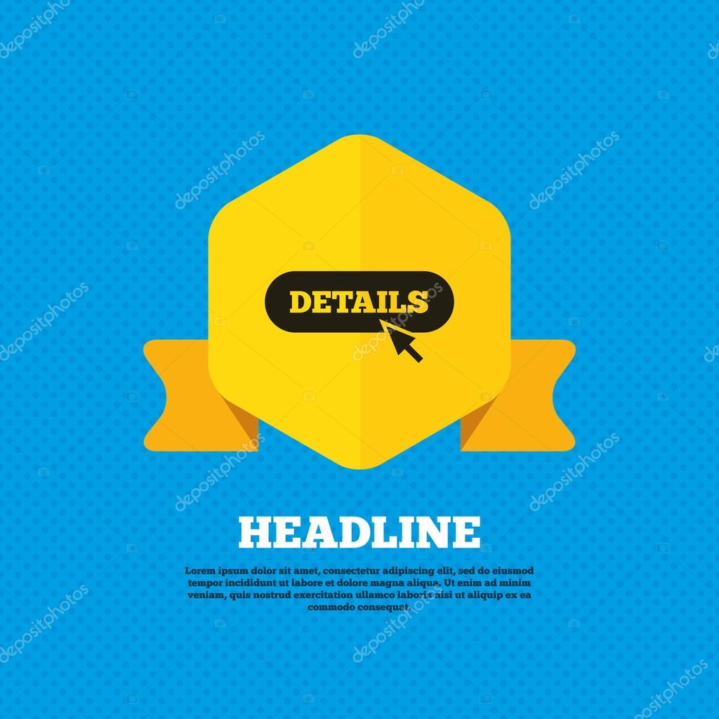 Rincian dengan kursor, ikon lebih Vektor Stok oleh ©Blankstock 80616404