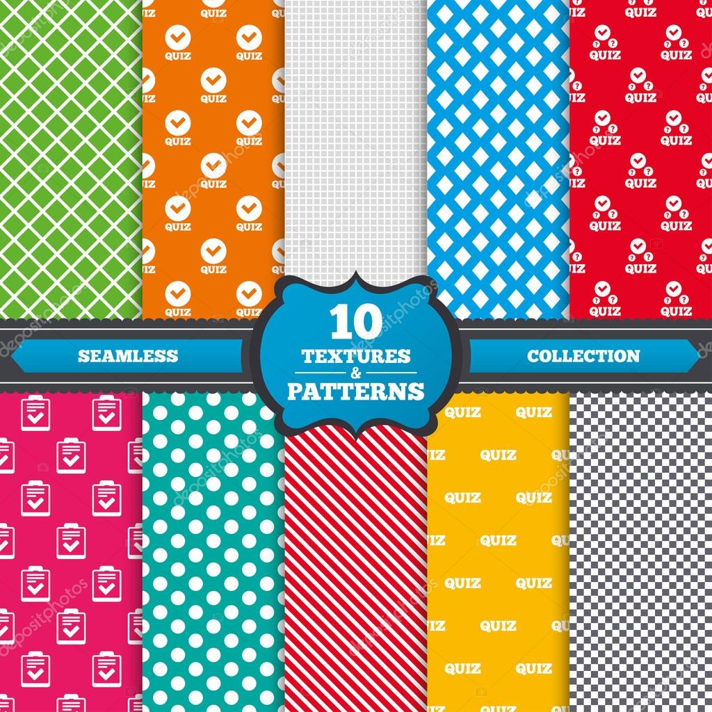 Ikon kuis. Checklist dengan tanda centang Vektor Stok oleh ©Blankstock ...