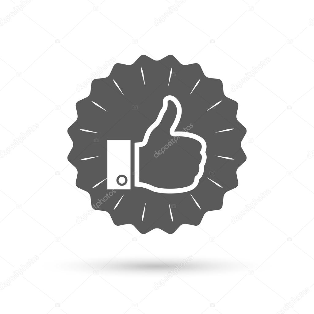 Like sign icon. Stock Vector Image by ©Blankstock #82911746