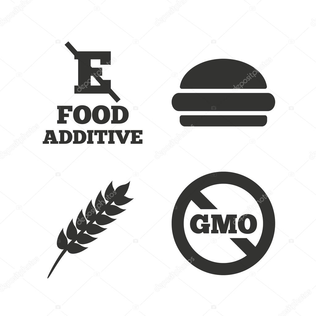 Food additive icons Stock Vector Image by ©Blankstock #86501950