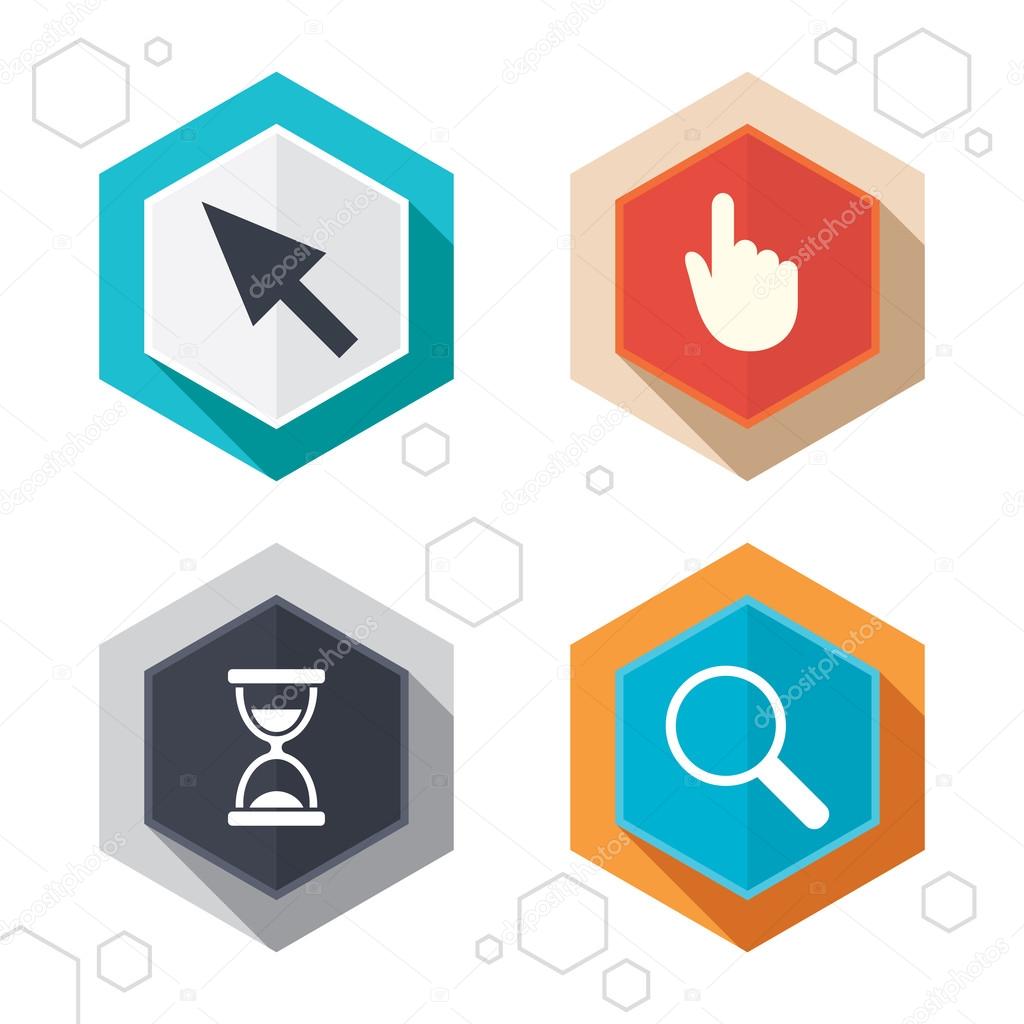 Iconos del cursor del ratón Vector de stock por ©Blankstock 87954482