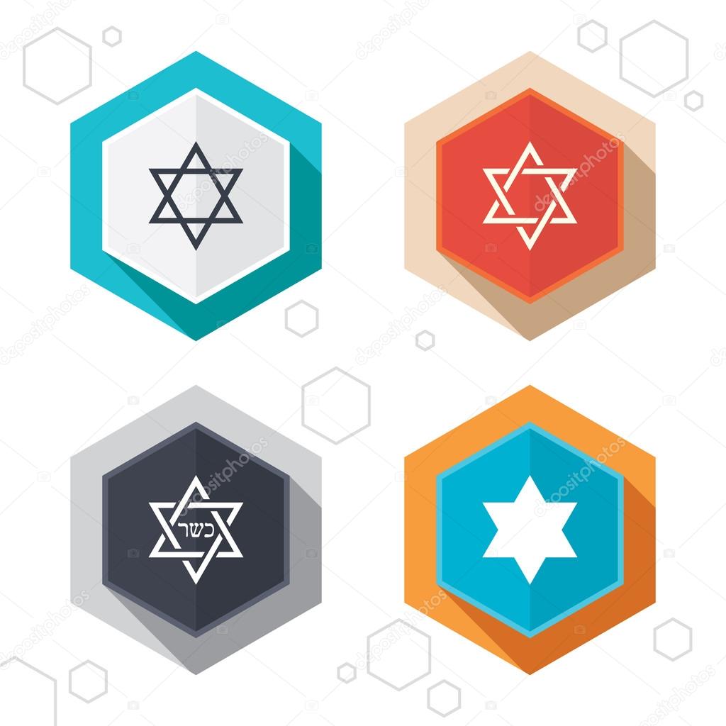 Star of David icons. Stock Vector by ©Blankstock 87958416