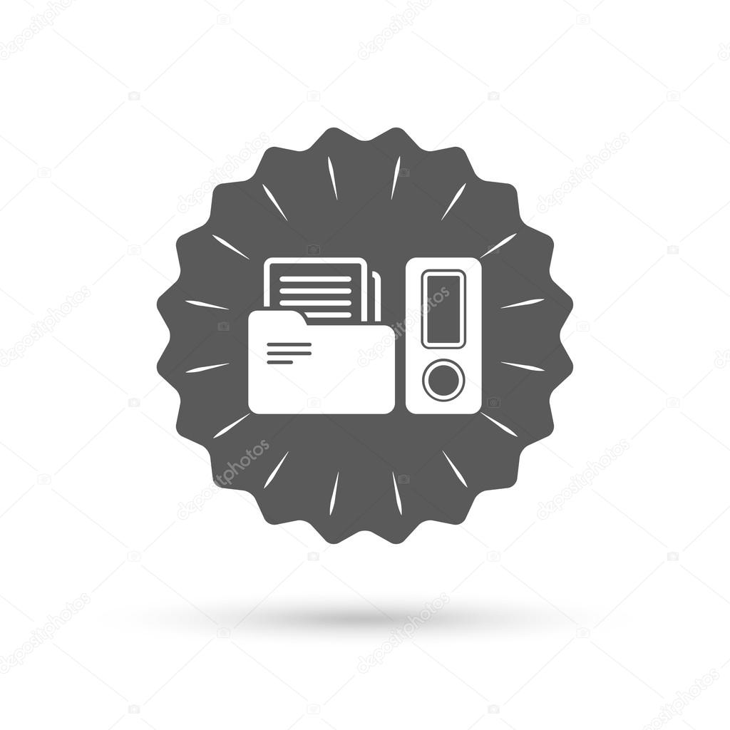 Document folder sign. Stock Vector by ©Blankstock 88699538