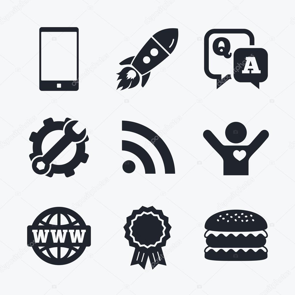 Question answer icons Stock Vector by ©Blankstock 91655546