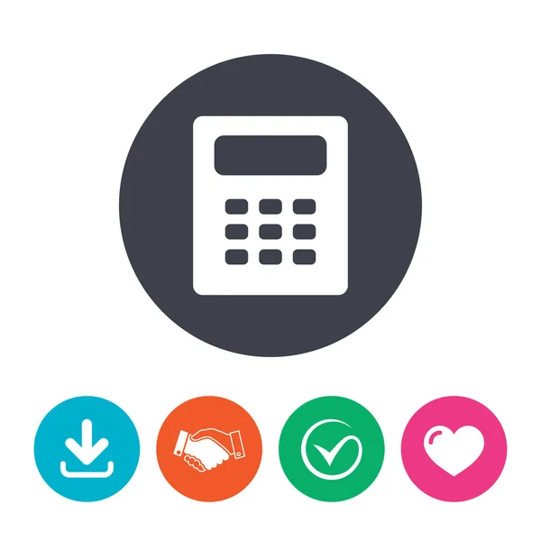 Calculator sign icons Stock Vector by ©Blankstock 98355206