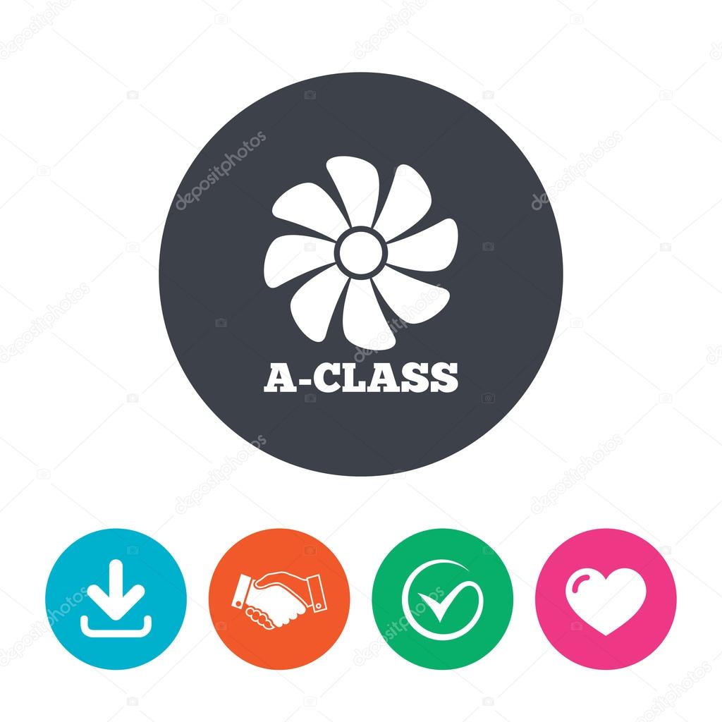 A-class ventilation sign Stock Vector Image by ©Blankstock #91684264