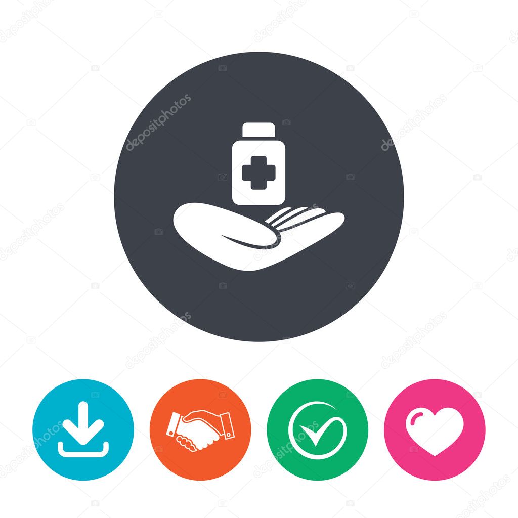 Medical insurance sign. Stock Vector by ©Blankstock 91684850