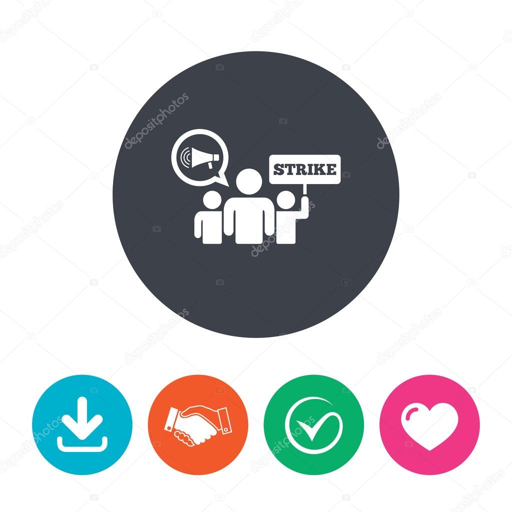 Strike sign icon. Stock Vector by ©Blankstock #91802606