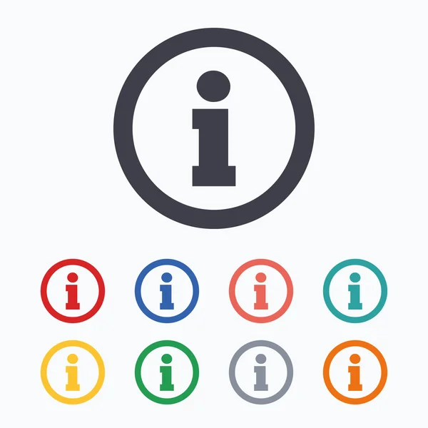 Imagens vetoriais Símbolo de informação | Depositphotos
