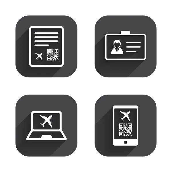 QR scan code icon. Stock Vector by ©Blankstock 94767108