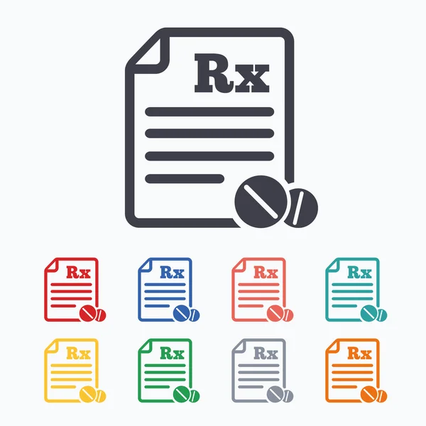Medical prescription Rx sign icon Stock Vector Image by ©Blankstock ...