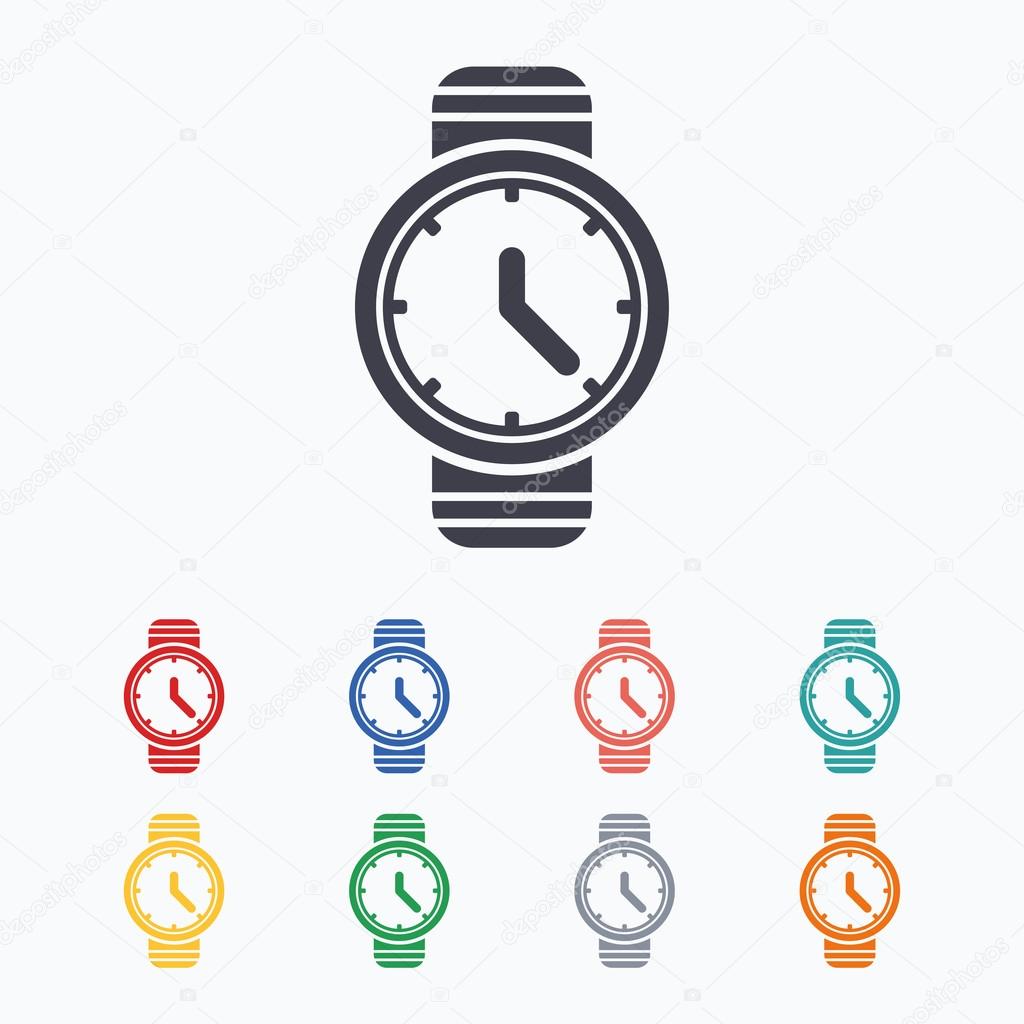 Wrist Watch signs Stock Vector by ©Blankstock 96985432