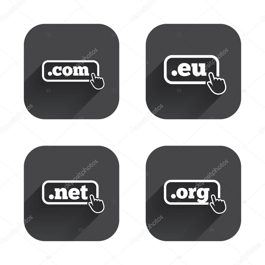 Top-level domains signs. Stock Vector Image by ©Blankstock #98360880