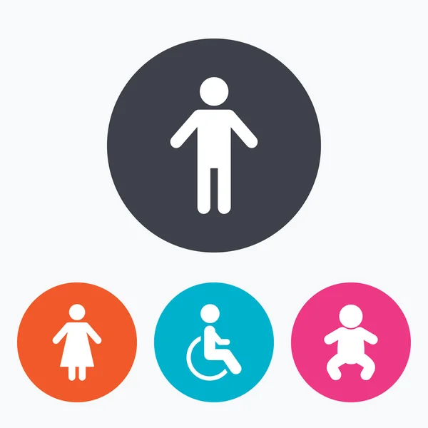 Ikon tanda toilet WC Vektor Stok oleh ©Blankstock 124570844