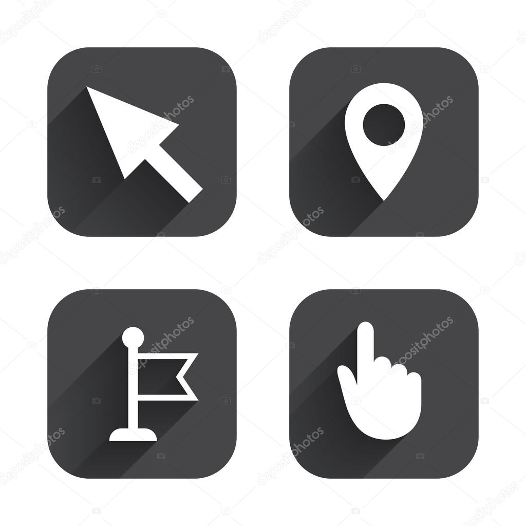 Iconos del cursor del ratón Vector de stock #99437262 de ©Blankstock