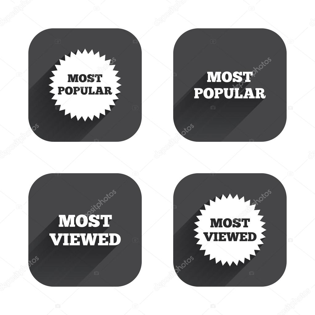 Most popular star icons Stock Vector Image by ©Blankstock #99440470