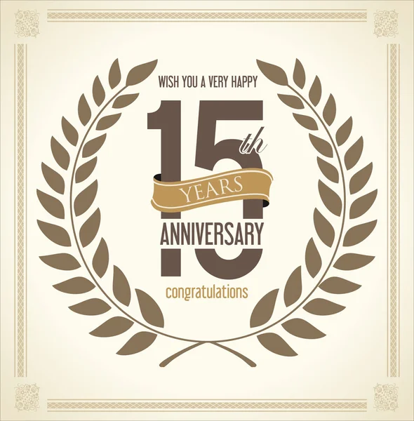 15 anniversary Vector Art Stock Images | Depositphotos